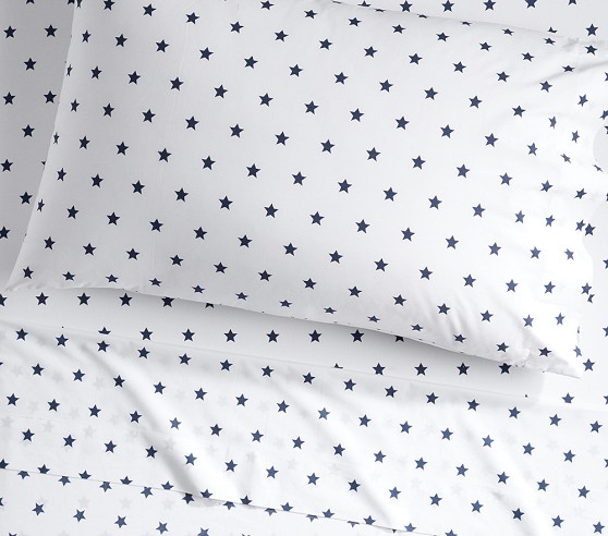 Organic Star Kids Sheets | Pottery Barn Kids
