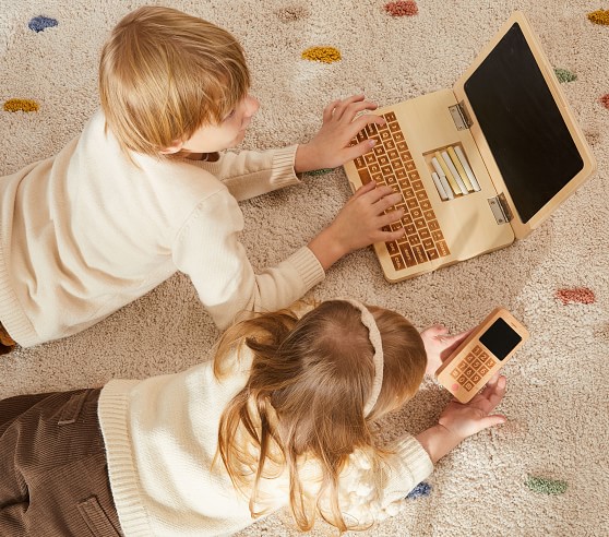 Wooden Chalkboard Laptop | Pottery Barn Kids