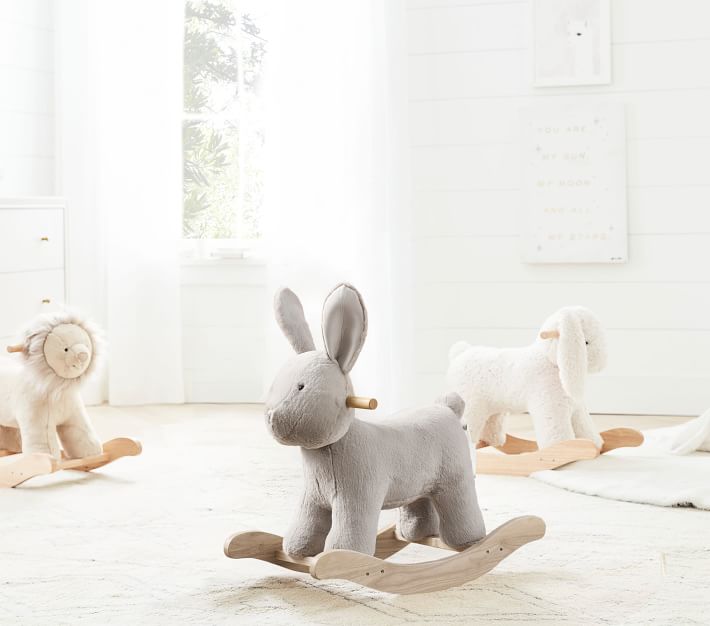 Bunny Critter Plush Nursery Rocker | Pottery Barn Kids