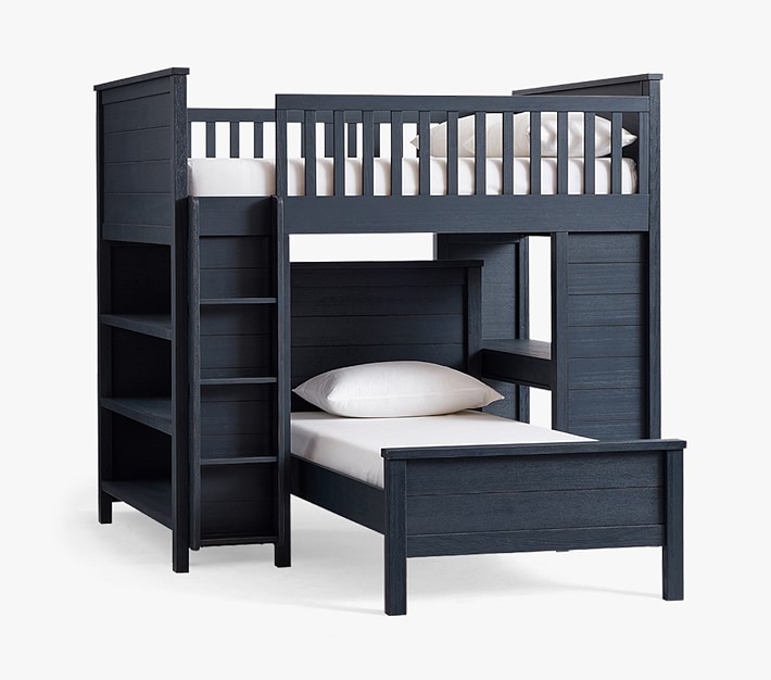 Charlie Kids Loft System & Twin Bed Set | Pottery Barn Kids