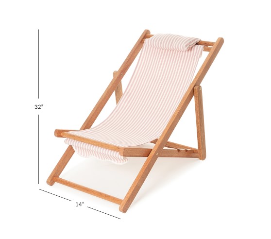 Mini Sling Chair, Lauren's Stripe | Pottery Barn Kids