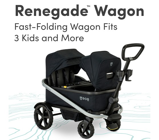 BOB Gear Renegade Canopy Stroller Wagon | Pottery Barn Kids