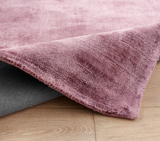Solid Viscose Rug | Pottery Barn Kids