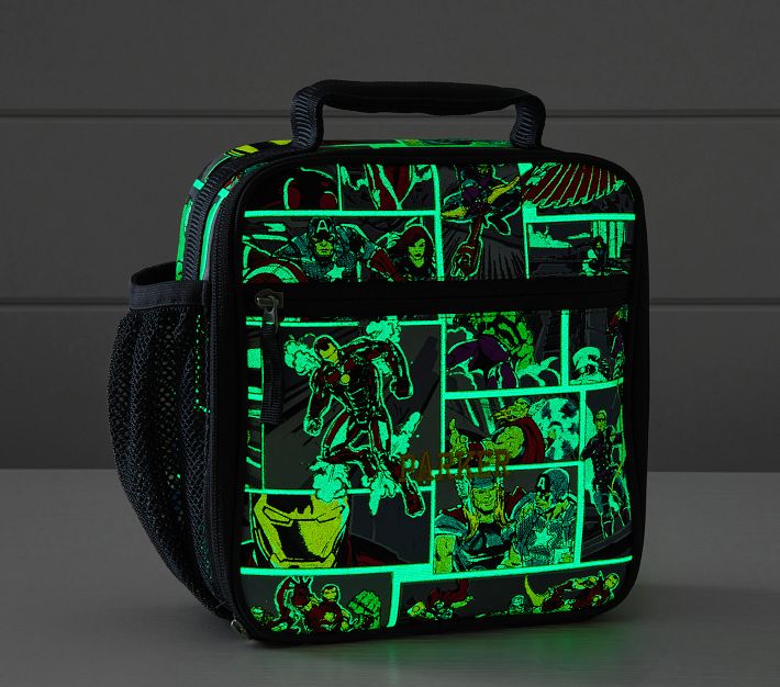 Mackenzie Marvel Comics Glow-in-the-Dark Lunch Boxes | Pottery Barn Kids