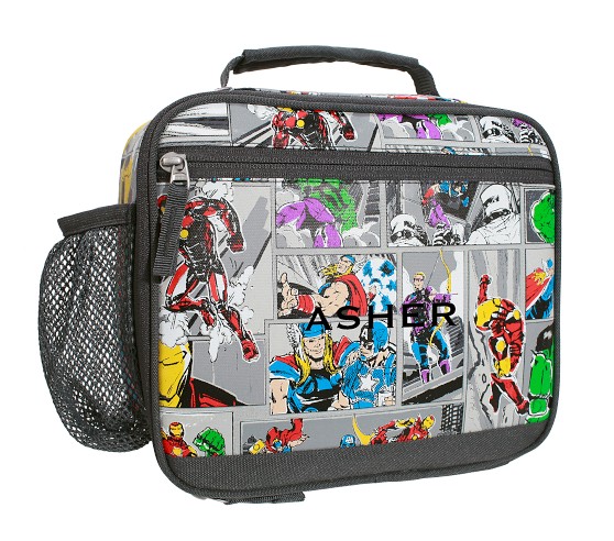 Mackenzie Marvel Comics Glow-in-the-Dark Lunch Boxes | Pottery Barn Kids
