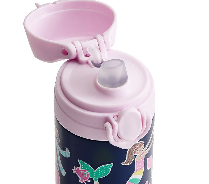 Mackenzie Navy Mermaid Friends Glow-in-the-Dark Water Bottles | Pottery ...
