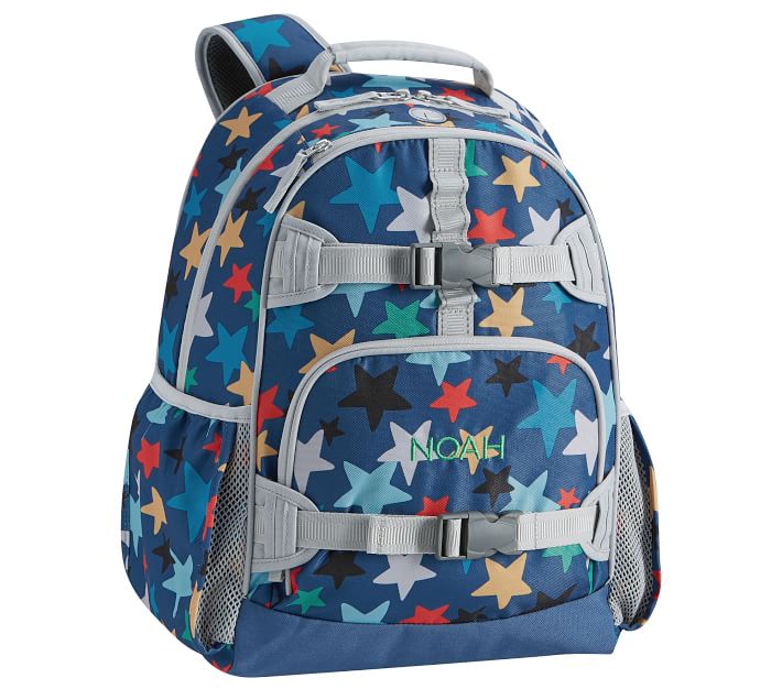 Mackenzie Blue Retro Stars Backpacks | Pottery Barn Kids