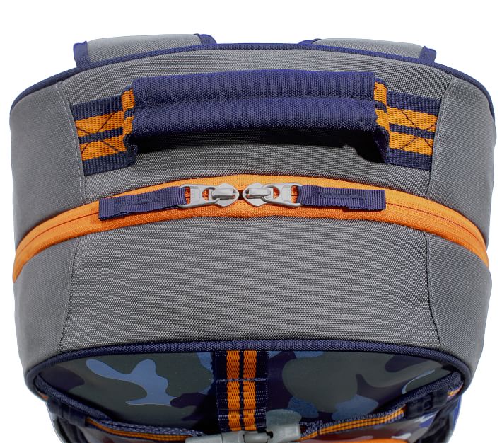 Mackenzie Blue Gray Camo Glow-in-the-Dark Backpacks | Pottery Barn Kids