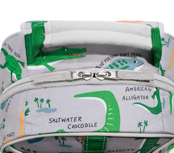 Mackenzie Gray Reptiles Backpacks | Pottery Barn Kids