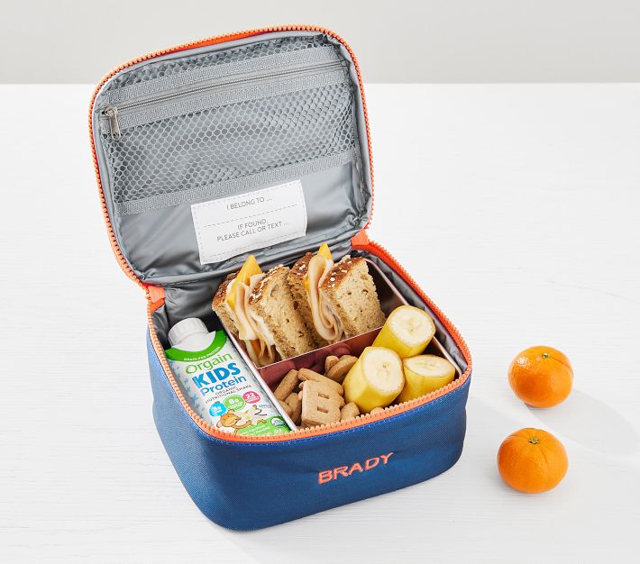 Astor Blue/Navy Lunch Boxes | Pottery Barn Kids