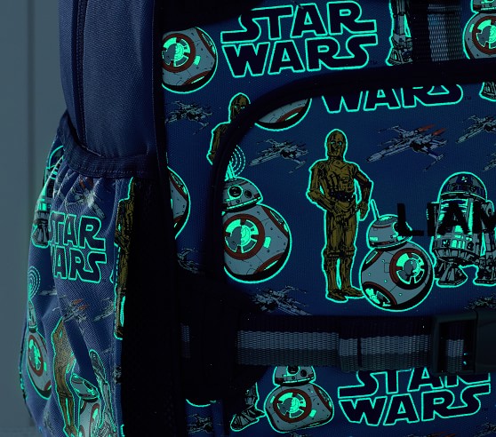 Mackenzie Star Wars™ Droids™ Glow-in-the-Dark Backpacks | Pottery Barn Kids