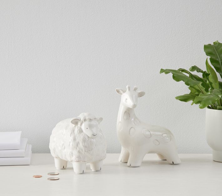 Giraffe Ceramic Bank | Pottery Barn Kids