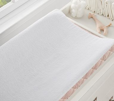 European Linen Terry Changing Pad Cover | Pottery Barn Kids