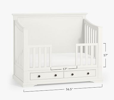 Larkin 4-in-1 Storage Toddler Bed Conversion Kit Only | Pottery Barn Kids