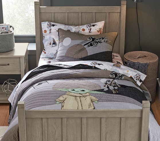 Star Wars™ The Mandalorian™ Quilt & Shams | Pottery Barn Kids