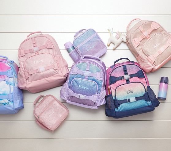 Mackenzie Pink Sparkle Glitter Backpacks | Pottery Barn Kids