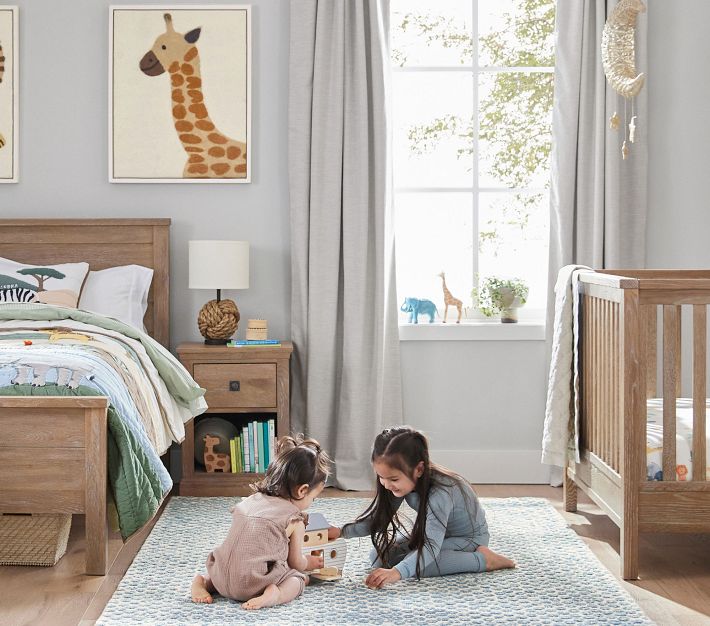 Performance Textured Dot Rug | Pottery Barn Kids