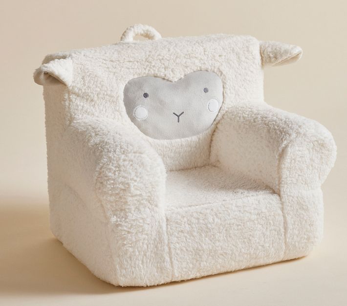 My First Anywhere Chair®, Cozy Ivory Lamb | Pottery Barn Kids
