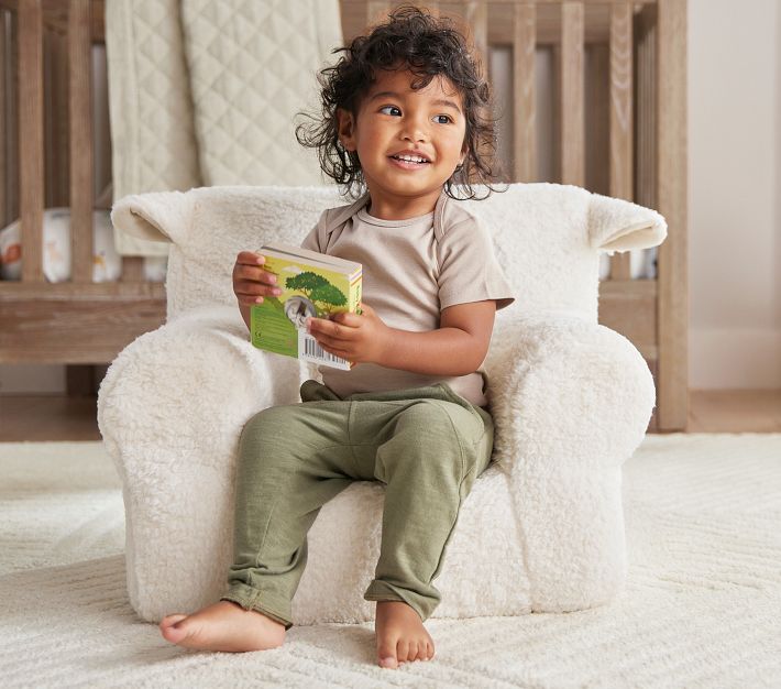 My First Anywhere Chair®, Cozy Ivory Lamb | Pottery Barn Kids