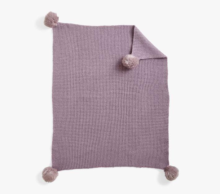 Bobble Pom-Pom Baby Blanket | Pottery Barn Kids