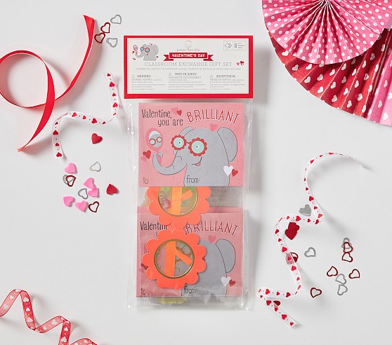 You Are Brilliant Classroom Valentines, Set of 8 | Pottery Barn Kids