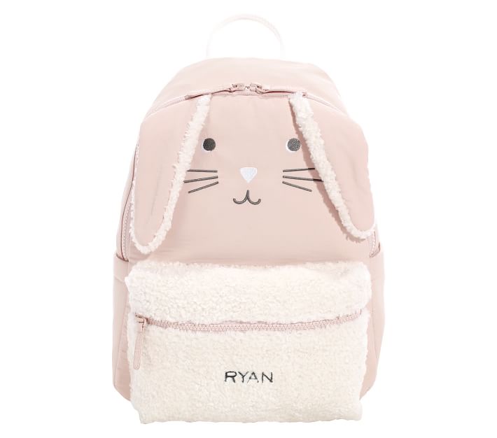 Colby Blush Bunny Critter Backpacks | Pottery Barn Kids