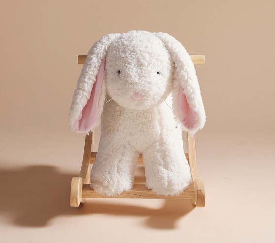 Sherpa Bunny Plush Toy Rocker | Animal Rocker | Pottery Barn Kids
