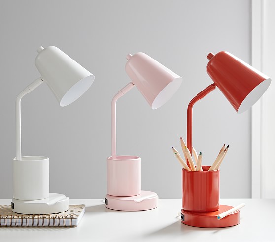 USB Task Lamp with Storage | Pottery Barn Kids