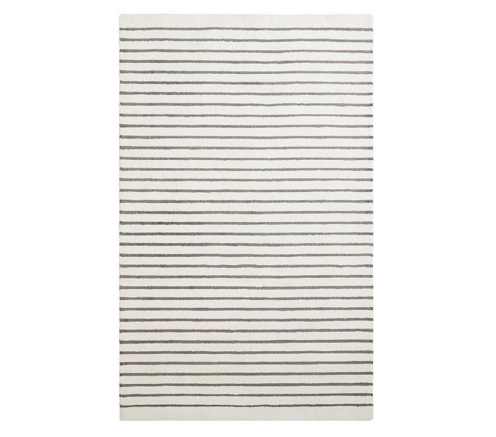 Performance Mini Stripe Rug | Pottery Barn Kids