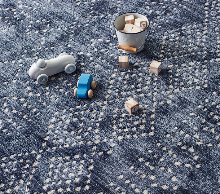 Stain Resistant Plush Leo Moroccan Rug | Pottery Barn Kids