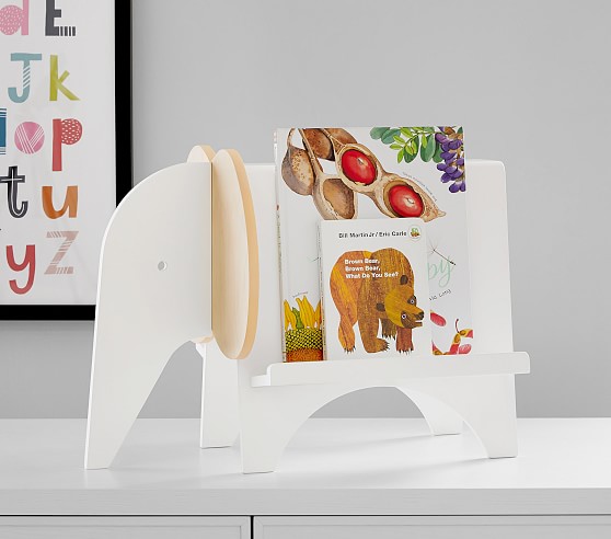 Elephant Shaped Book Storage | Pottery Barn Kids