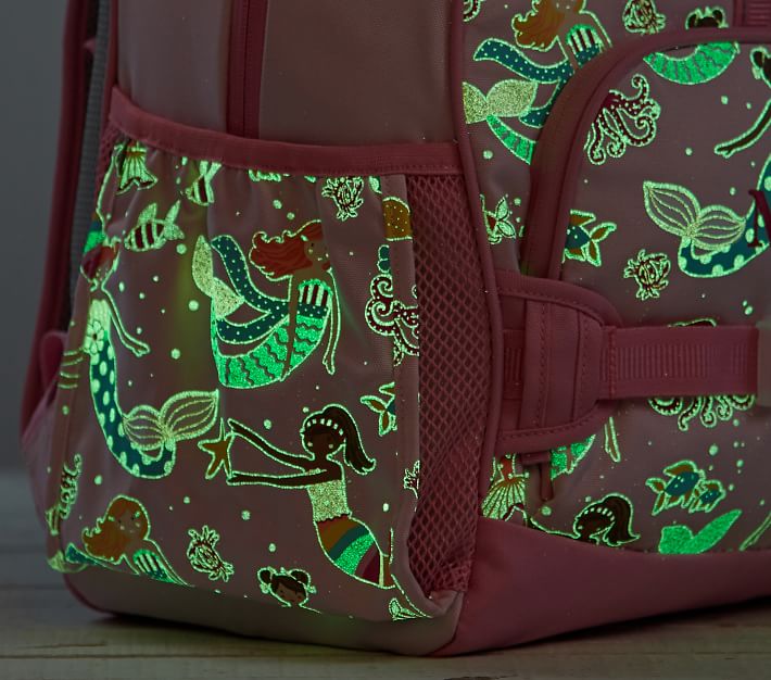 Mackenzie Pink Mermaid Friends Glow-in-the-Dark Backpacks | Pottery ...
