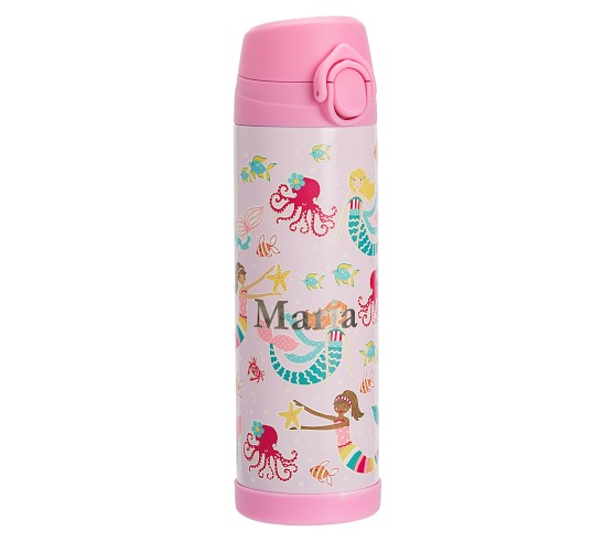 Mackenzie Pink Mermaid Friends Glow-in-the-Dark Water Bottles | Pottery ...