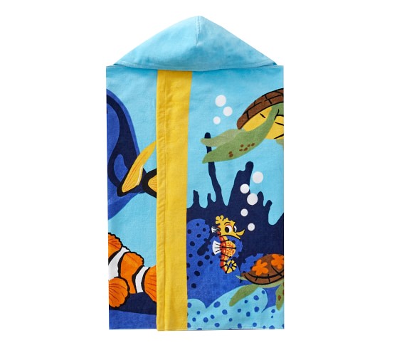 Disney and Pixar Finding Nemo Beach Kid Beach Hooded Towel | Pottery ...
