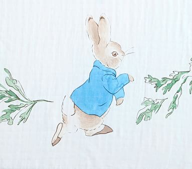 Peter Rabbit™ Organic Muslin Swaddle Set | Pottery Barn Kids