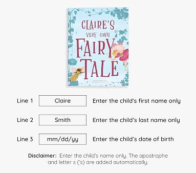 My Very Own Fairy Tale Personalized Book | Kids Books | Pottery Barn Kids