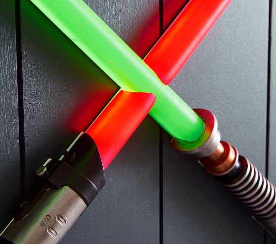 Star Wars™ LED Lightsaber™ Wall Decor | Pottery Barn Kids