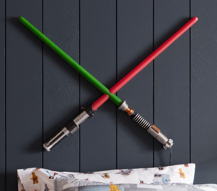 Star Wars™ LED Lightsaber™ Wall Decor | Pottery Barn Kids