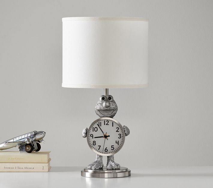 Sesame Street® Elmo Clock Table Lamp | Pottery Barn Kids