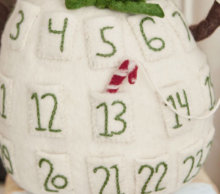 Felted 3D Snowman Advent Calendar | Pottery Barn Kids