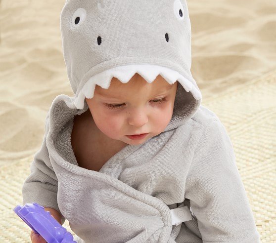 Shark Baby Critter Robe | Pottery Barn Kids