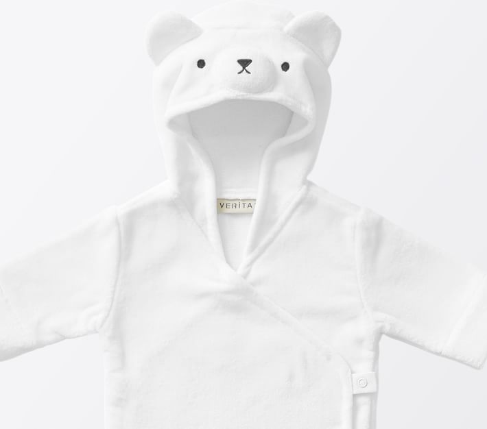 Super Soft Winter Bear Baby Bath Robe | Pottery Barn Kids