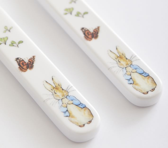 Peter Rabbit™ Garden Nursery Feeding Set | Pottery Barn Kids