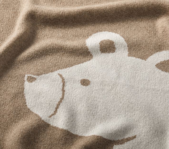 Cashmere Bear Baby Blanket | Pottery Barn Kids