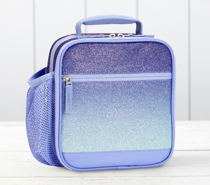 Mackenzie Twilight Ombre Sparkle Glitter Lunch Boxes | Pottery Barn Kids