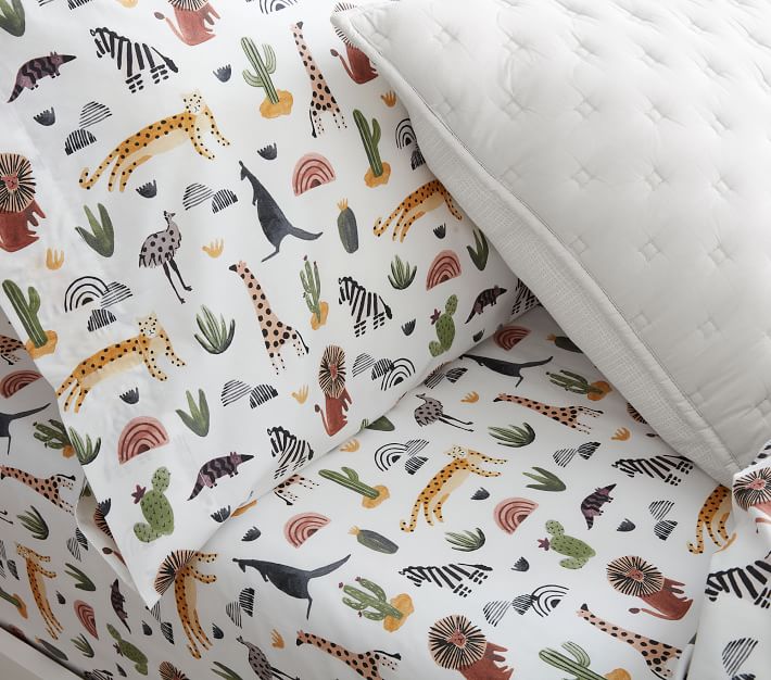 Organic Desert Friends Sheet Set | Pottery Barn Kids