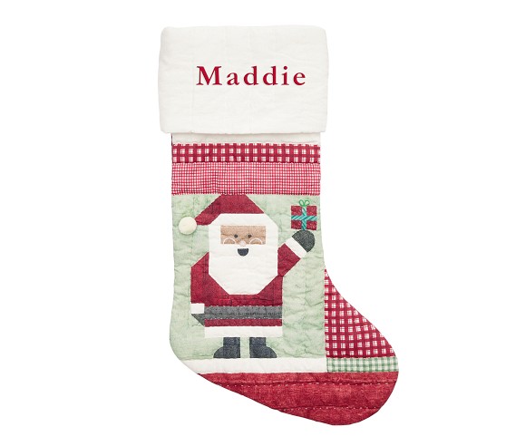 Heirloom Quilted Christmas Stocking Collection | Pottery Barn Kids