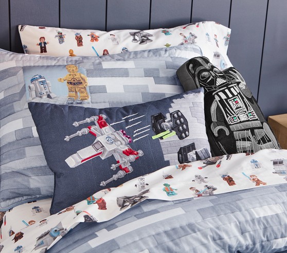LEGO® Star Wars™ Minifig Organic Sheet Set | Pottery Barn Kids