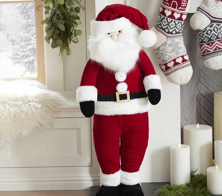 Standing Santa Decor | Pottery Barn Kids