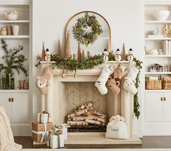 Jute Christmas Trees, Set Of 2 | Pottery Barn Kids